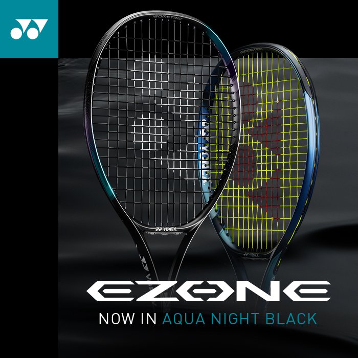 Rakieta tenisowa YONEX EZONE 100L Aqua Night Black (285G) + naciąg + naciąganie | Internetowy ...