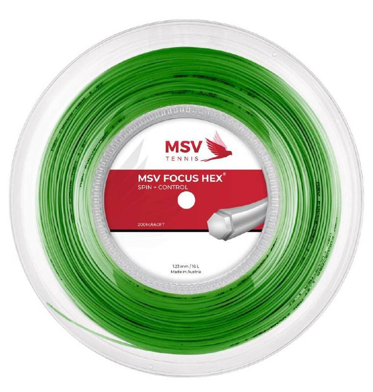 naciąg tenisowy MSV FOCUS HEX 200M GREEN | Internetowy sklep tenisowy sportclub.com.pl