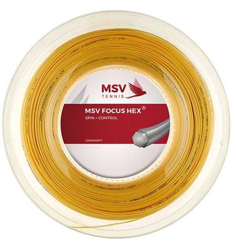 naciąg tenisowy MSV FOCUS HEX 200M YELLOW | Internetowy sklep tenisowy sportclub.com.pl