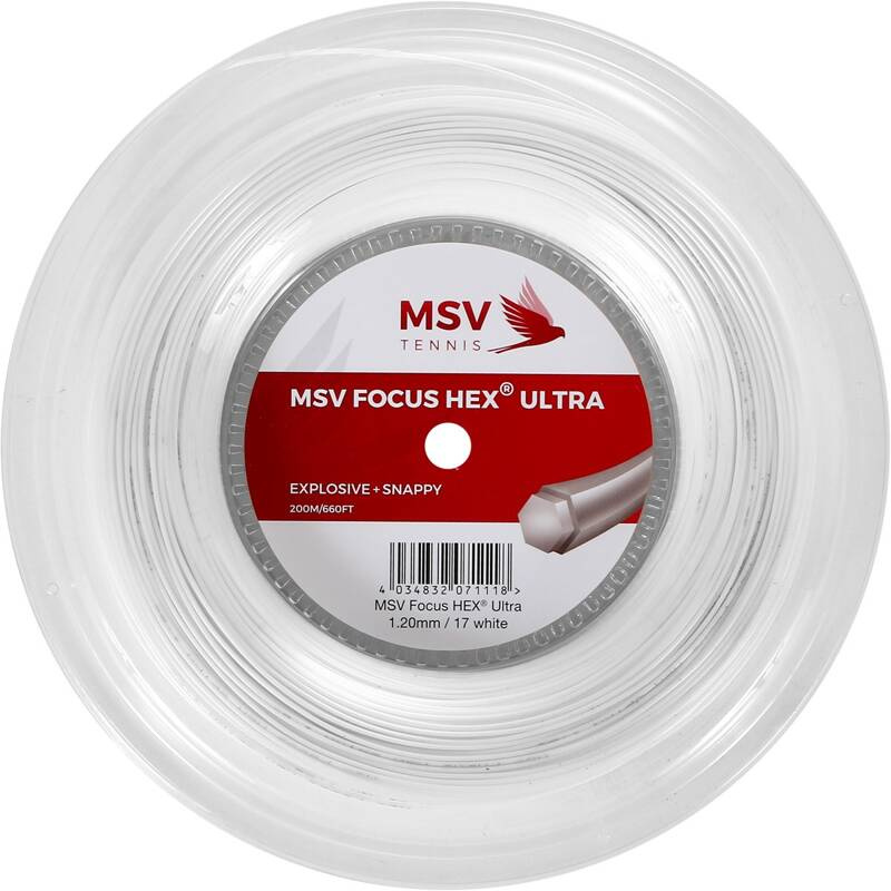naciąg tenisowy MSV FOCUS HEX ULTRA 200M White | Internetowy sklep tenisowy sportclub.com.pl